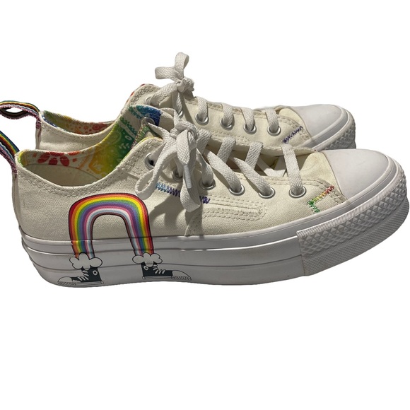 Converse | Shoes | Converse Chuck Taylor All Star Lift Pride Rainbow ...